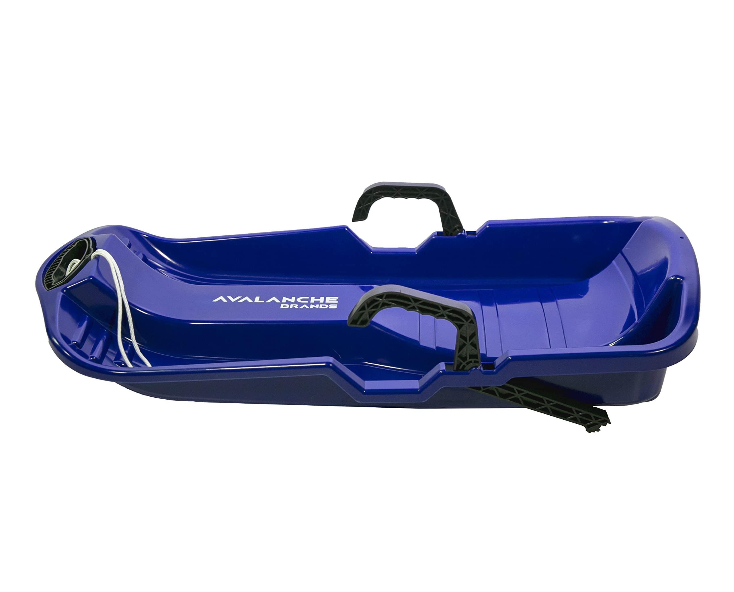 Avalanche Brands | Downhill Kids Snow Sled with Brakes | Blue | Safe for All Ages