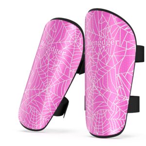 shin guards soccer youth kids boys girls toddler shin pads child eva cushion protection reduce shocks injurie calf protective gear suitable for 4 5 6 7 8 9 10 11 12 years old (s, pink)