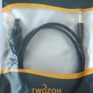 Twozoh XLR Female to 1/4 Inch (6.35mm) TRS Cable, Quarter Inch Jack Balanced to XLR Microphone Cable 3.3FT (Profesional/HiFi)