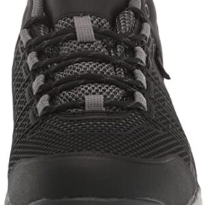 Propét Mens Vestrio Hiking Shoe, Black/Grey, 9 XX-Wide US