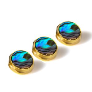 cheerock trumpet valve caps finger buttons trumpet replacement accessories 3pcs abalone shell