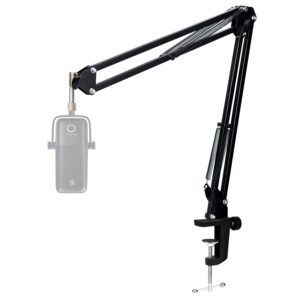 for elgato wave 3 boom arm, mic stand compatible with elgato wave 3 microphone, mic stand desk for elgato wave 3 for broadcasting recording game by wibond