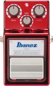 ibanez limited-edition 40th anniversary ts9 tube screamer overdrive pedal