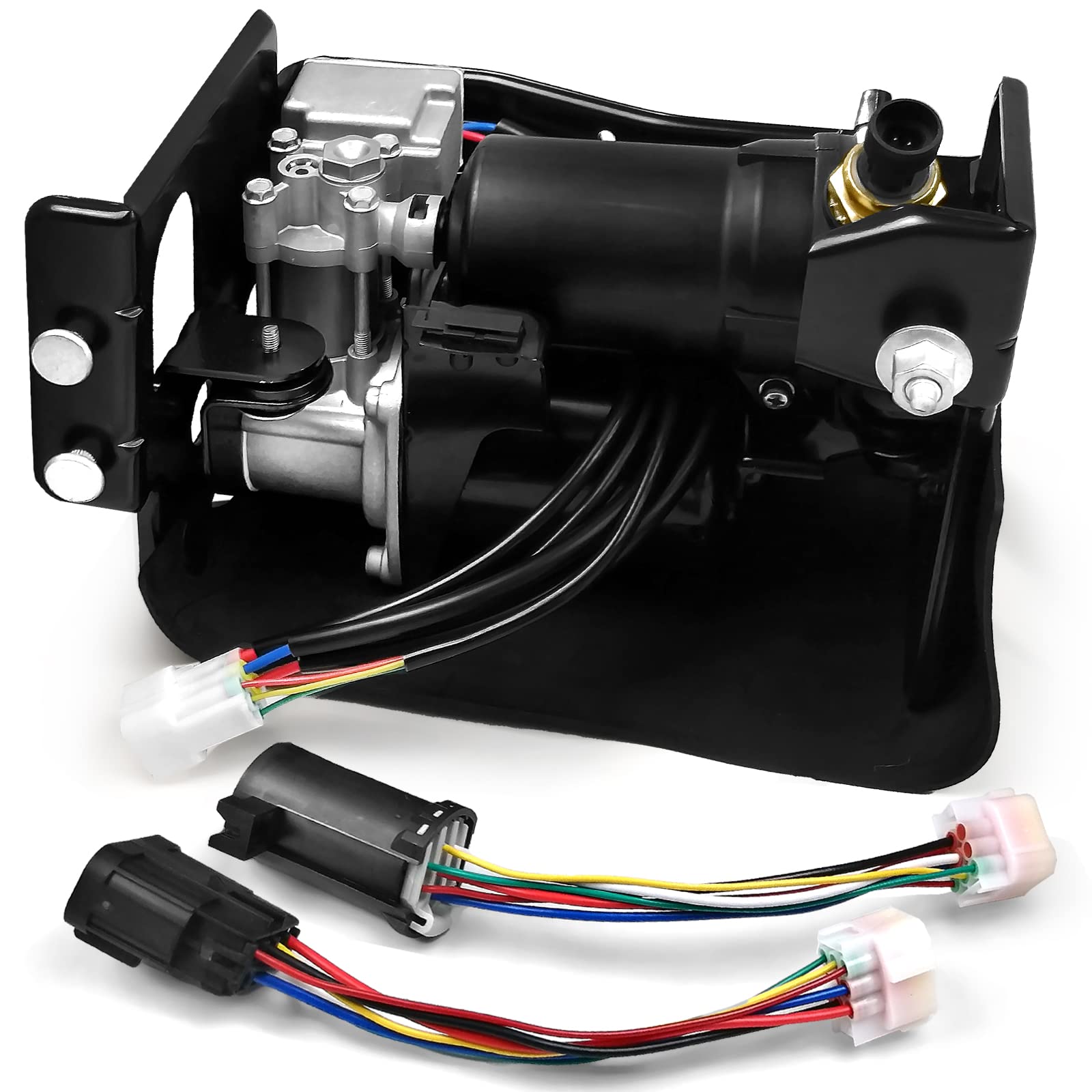 KEIYSHOLCK Air Ride Suspension Compressor Pump, Compatible with GMC Yukon XL 1500 Cadillac Escalade Chevy Avalanche Suburban Tahoe, 15254590 19299540 949-000 949-001 949-099 15056494