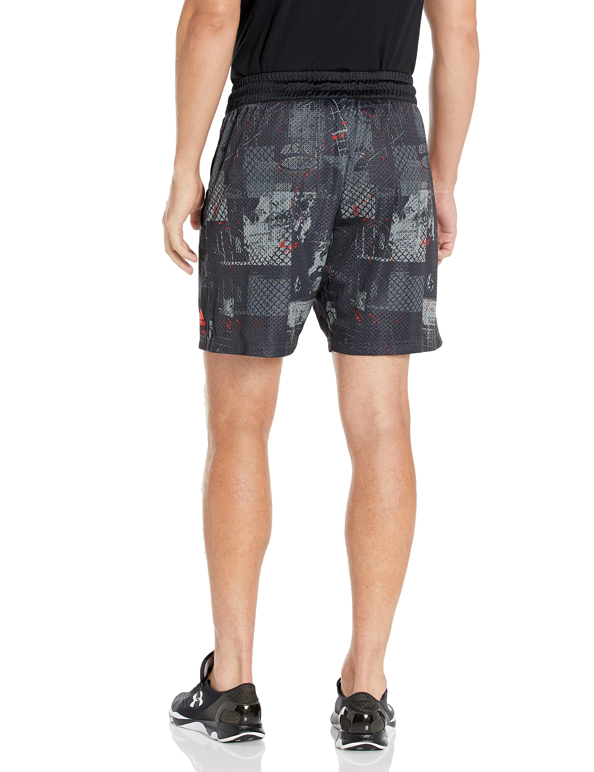 adidas Men's Dame Dolla Shorts, Multicolor/Black, Large