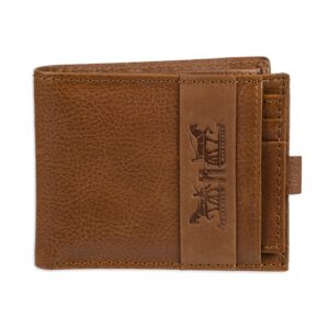 levi's men's rfid slimfold wallet with removable card case