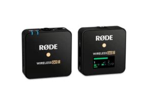 rode wireless go ii single channel wireless microphone system, black