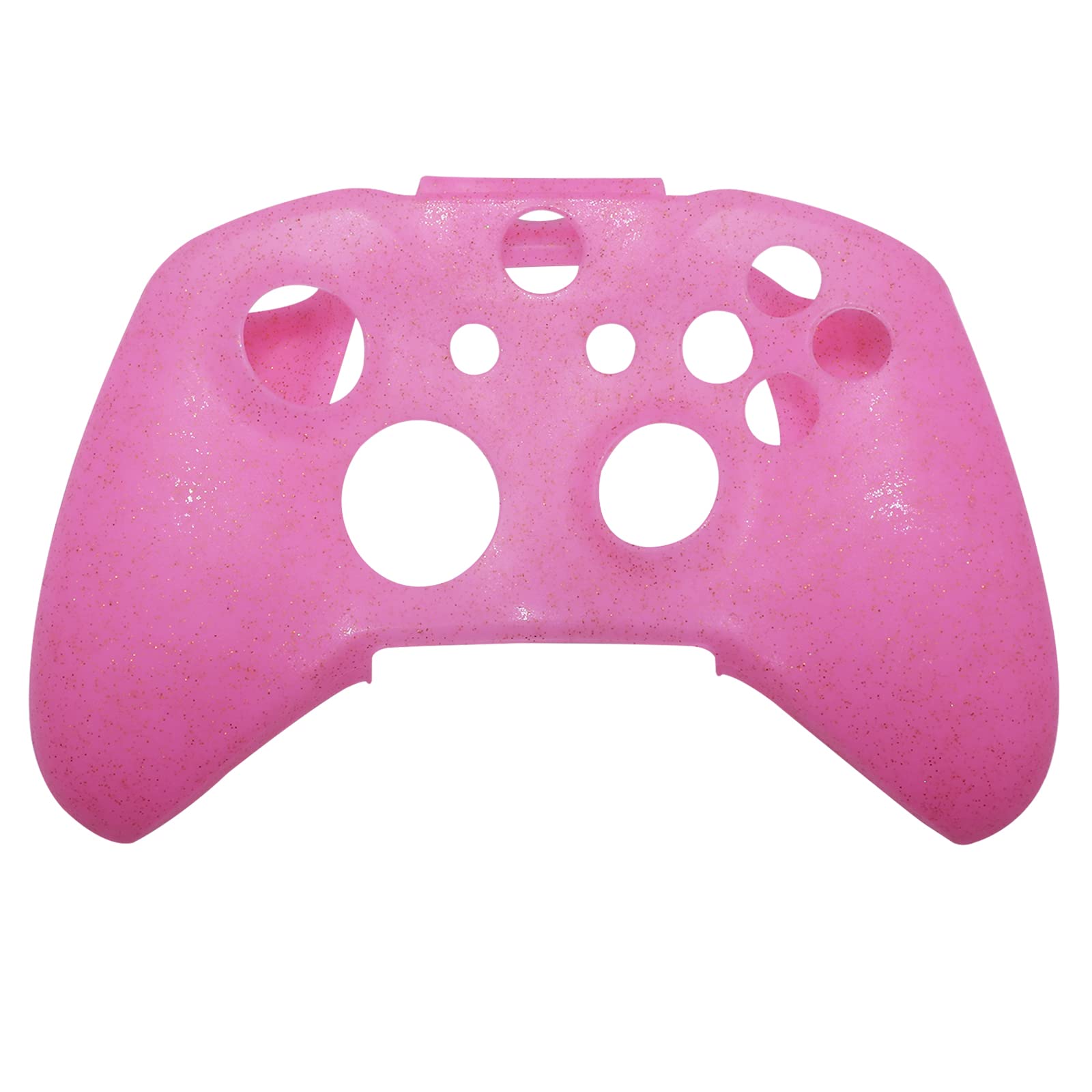 ROTOMOON Glitter Silicone Controller Skins for Xbox One with 8 Thumb Grips, Sweat-Proof Anti-Slip Controller Cover Skin Protector Compatible with Xbox One S/X Controller