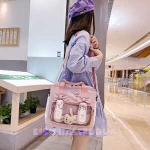 Eien Kaliforua Ita Bag Cute Japanese Bag JK Uniform Bag Kawaii 3 Way Anime Purse