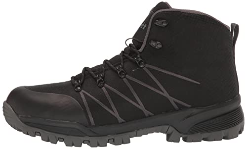 Propét Men's Traverse Hiking Boot, Black/Grey, 10 Wide