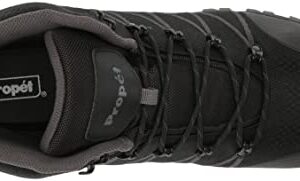 Propét Men's Traverse Hiking Boot, Black/Grey, 10 Wide