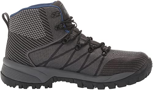 Propét mens Traverse Hiking Boot,Grey/Black,11.5 Wide US