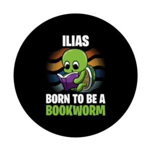 Ilias - Born To Be A Bookworm - Personalized PopSockets Swappable PopGrip