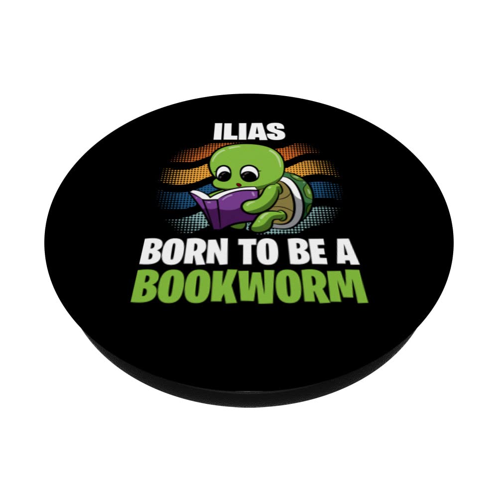 Ilias - Born To Be A Bookworm - Personalized PopSockets Swappable PopGrip