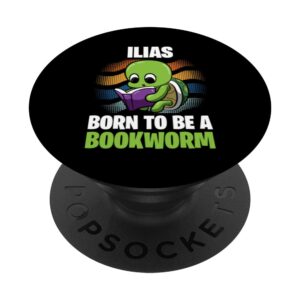 ilias - born to be a bookworm - personalized popsockets swappable popgrip