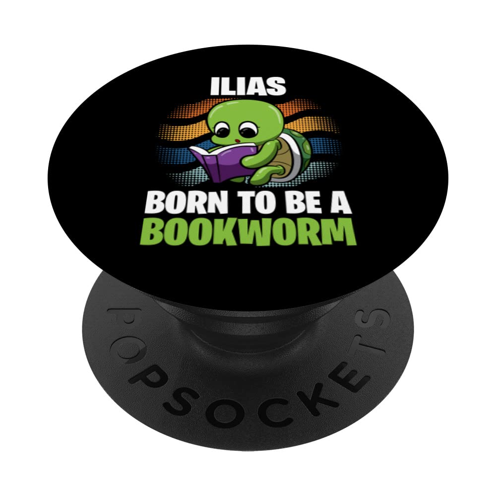 Ilias - Born To Be A Bookworm - Personalized PopSockets Swappable PopGrip