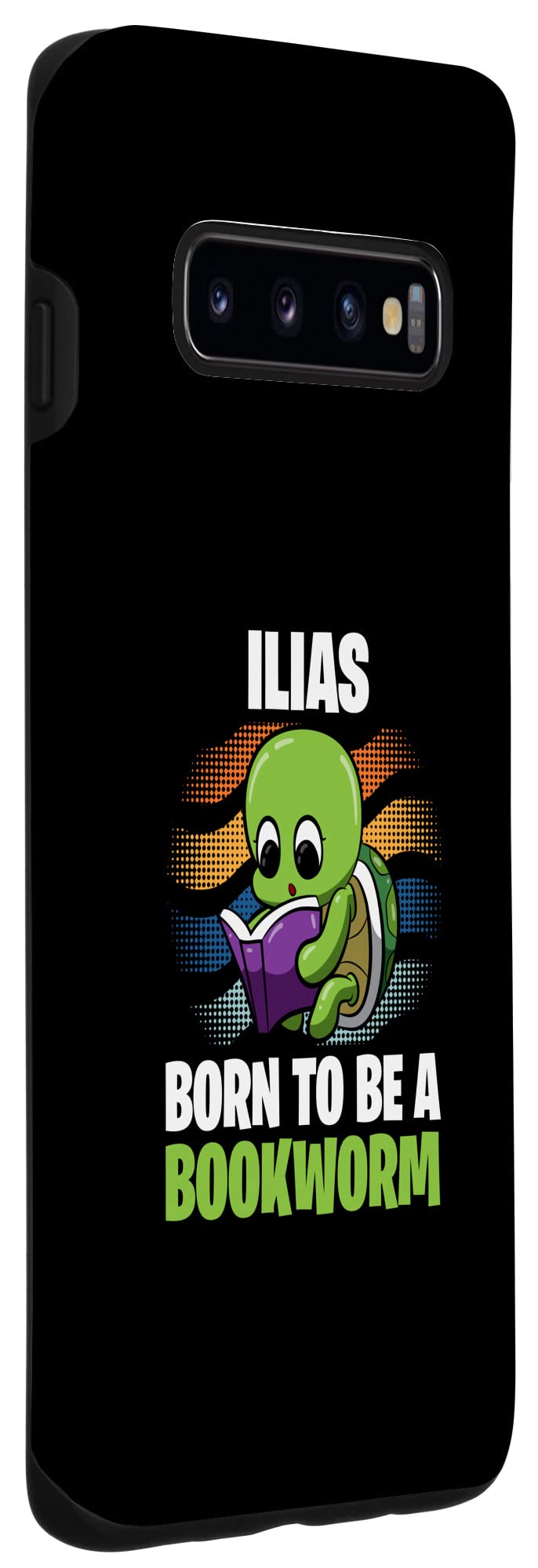 Galaxy S10 Ilias - Born To Be A Bookworm - Personalized Case