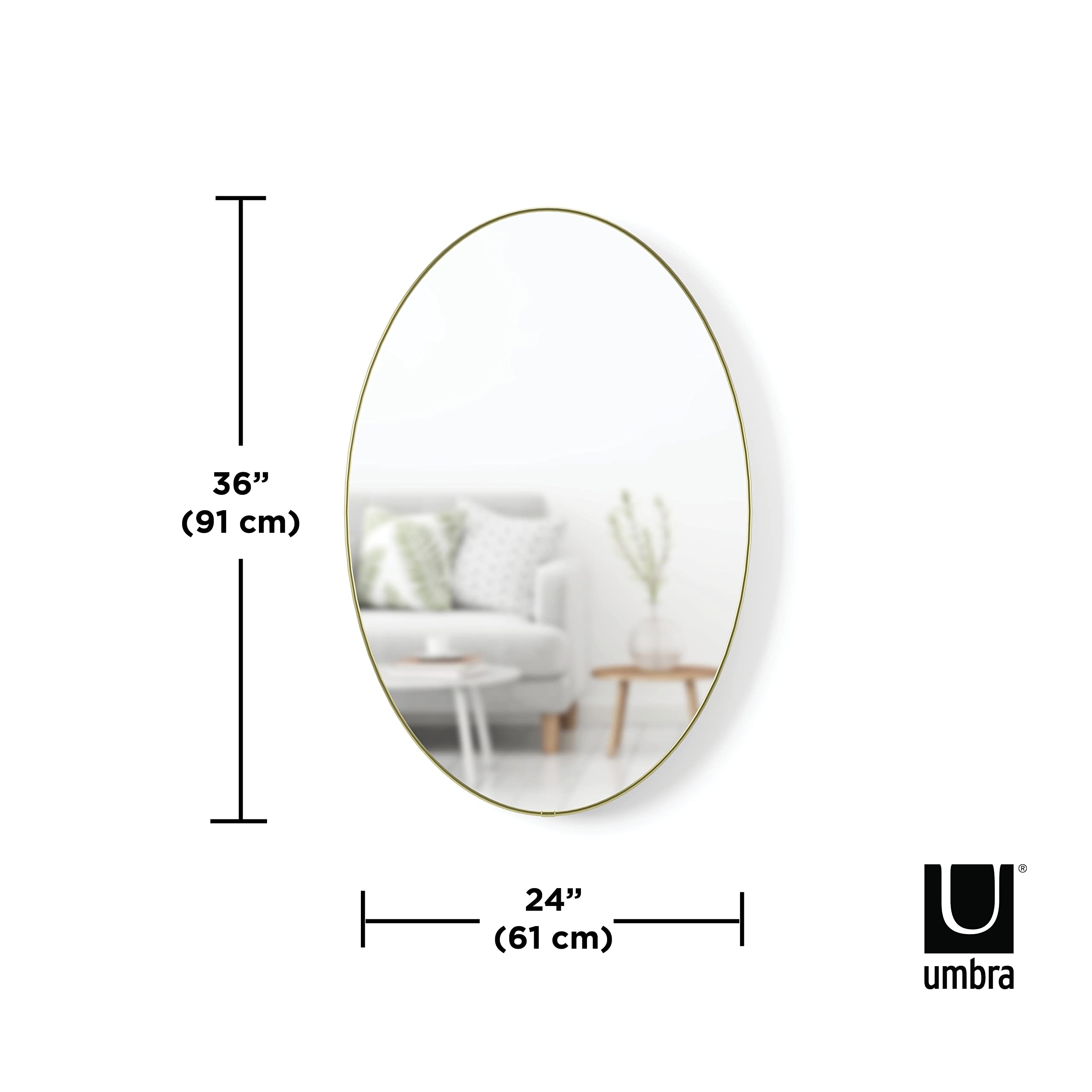 Umbra Hubba Oval Mirror