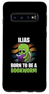 galaxy s10 ilias - born to be a bookworm - personalized case