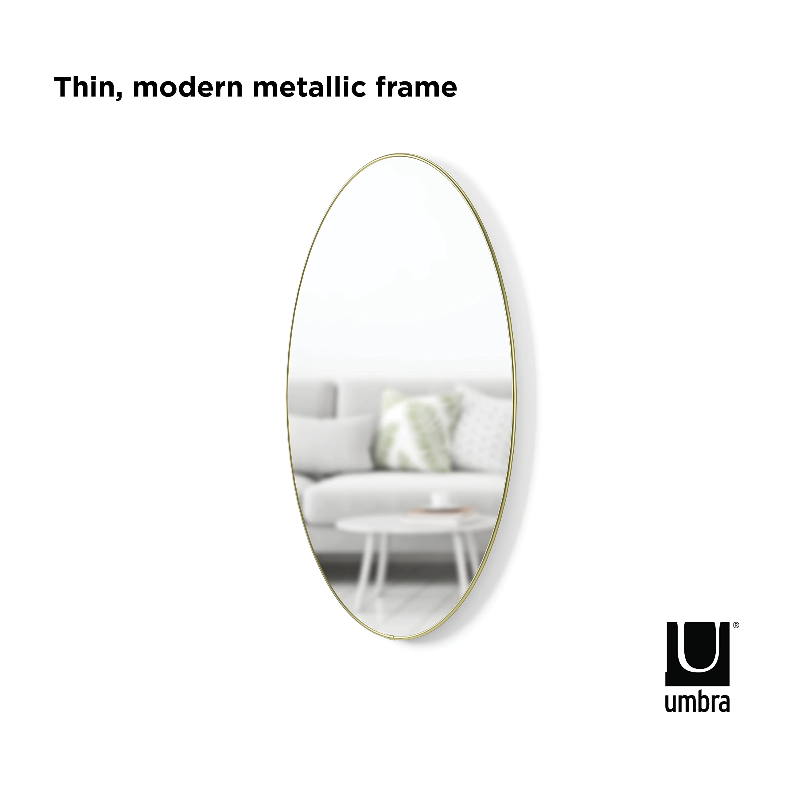 Umbra Hubba Oval Mirror