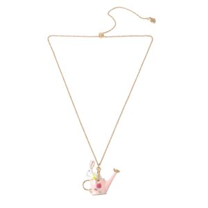 betsey johnson bunny pendant slider necklace