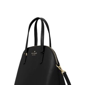 Kate Spade Saffiano Leather Medium Dome Satchel (Black)