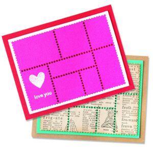 sizzix scoreboards xl die box book by eileen hull, 665873, multicolor