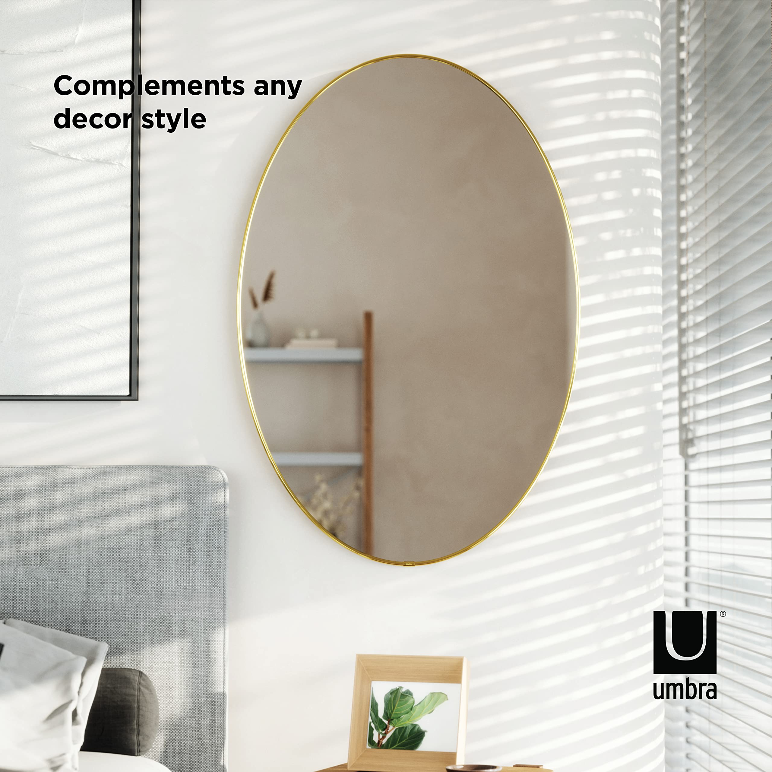 Umbra Hubba Oval Mirror