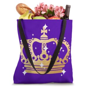 Queen King Royal Crown Tote Bag