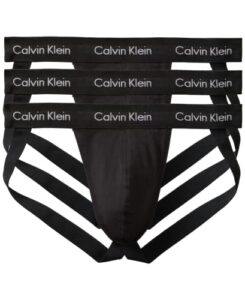 calvin klein cotton stretch 3-pack jock strap