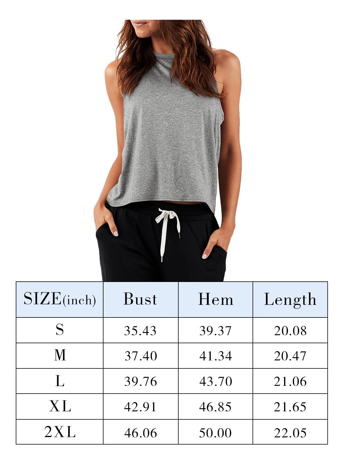 LASLULU Womens Sleeveless Tank Tops Workout Yoga Tops Halter Neck Crop Tops Loose Athletic Sport Shirts Muscle Tank Casual Crop Tops for Teen Girls(Burgundy Medium)