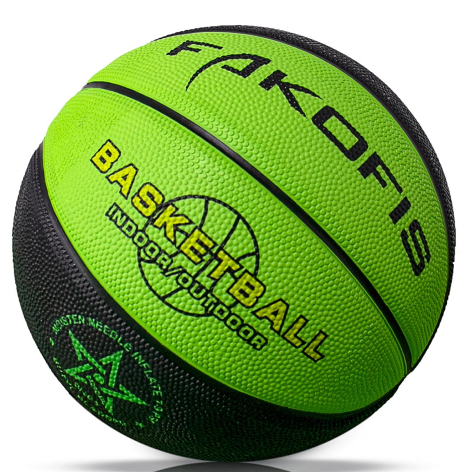 FAKOFIS Kids Basketball Size 3(22"),Youth Basketballs Size 5(27.5") for Play Games Indoor Backyard,Outdoor Park,Beach & Pool