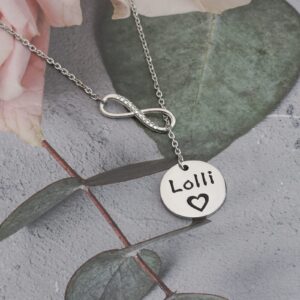 Lywjyb Birdgot Best Lolli Ever Gift Best Lolli Ever Bracelet Gift Best Lolli Ever Funny Best Lolli Ever (Lolli Necklace)