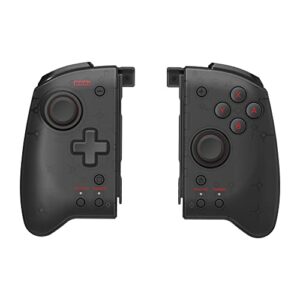 HORI Split Pad Pro Attachment Set - Ergonomic Controller for Handheld Mode & Wired Controller - Officially Licensed By Nintendo - Nintendo Switch;