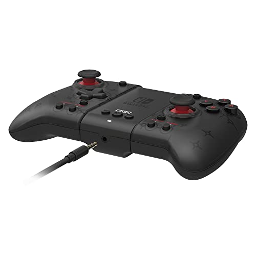 HORI Split Pad Pro Attachment Set - Ergonomic Controller for Handheld Mode & Wired Controller - Officially Licensed By Nintendo - Nintendo Switch;