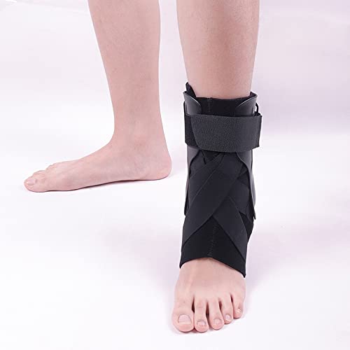 robots master 1pcs Ankle Support Fixed Ankle Brace Protector Fitness Basketball Sport Foot Guard Sprains Injury Wrap Orthosis Stabilizer (Size : Large)