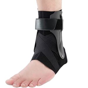 robots master ankle protector sport ankle support brace sprains injury wrap foot guard elastic achilles tendon splint strap enkel brace soccer (size : medium)