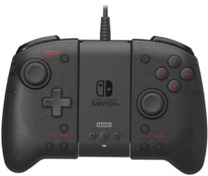 hori split pad pro attachment set - ergonomic controller for handheld mode & wired controller - officially licensed by nintendo - nintendo switch;