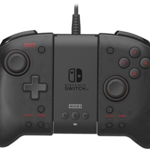 HORI Split Pad Pro Attachment Set - Ergonomic Controller for Handheld Mode & Wired Controller - Officially Licensed By Nintendo - Nintendo Switch;