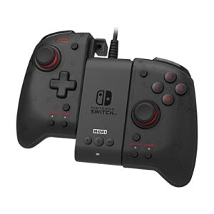 HORI Split Pad Pro Attachment Set - Ergonomic Controller for Handheld Mode & Wired Controller - Officially Licensed By Nintendo - Nintendo Switch;