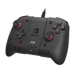 HORI Split Pad Pro Attachment Set - Ergonomic Controller for Handheld Mode & Wired Controller - Officially Licensed By Nintendo - Nintendo Switch;