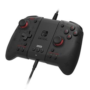 HORI Split Pad Pro Attachment Set - Ergonomic Controller for Handheld Mode & Wired Controller - Officially Licensed By Nintendo - Nintendo Switch;