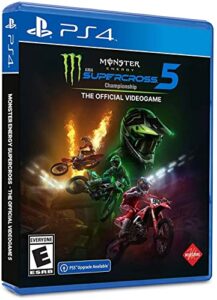 monster energy supercross 5 - playstation 4