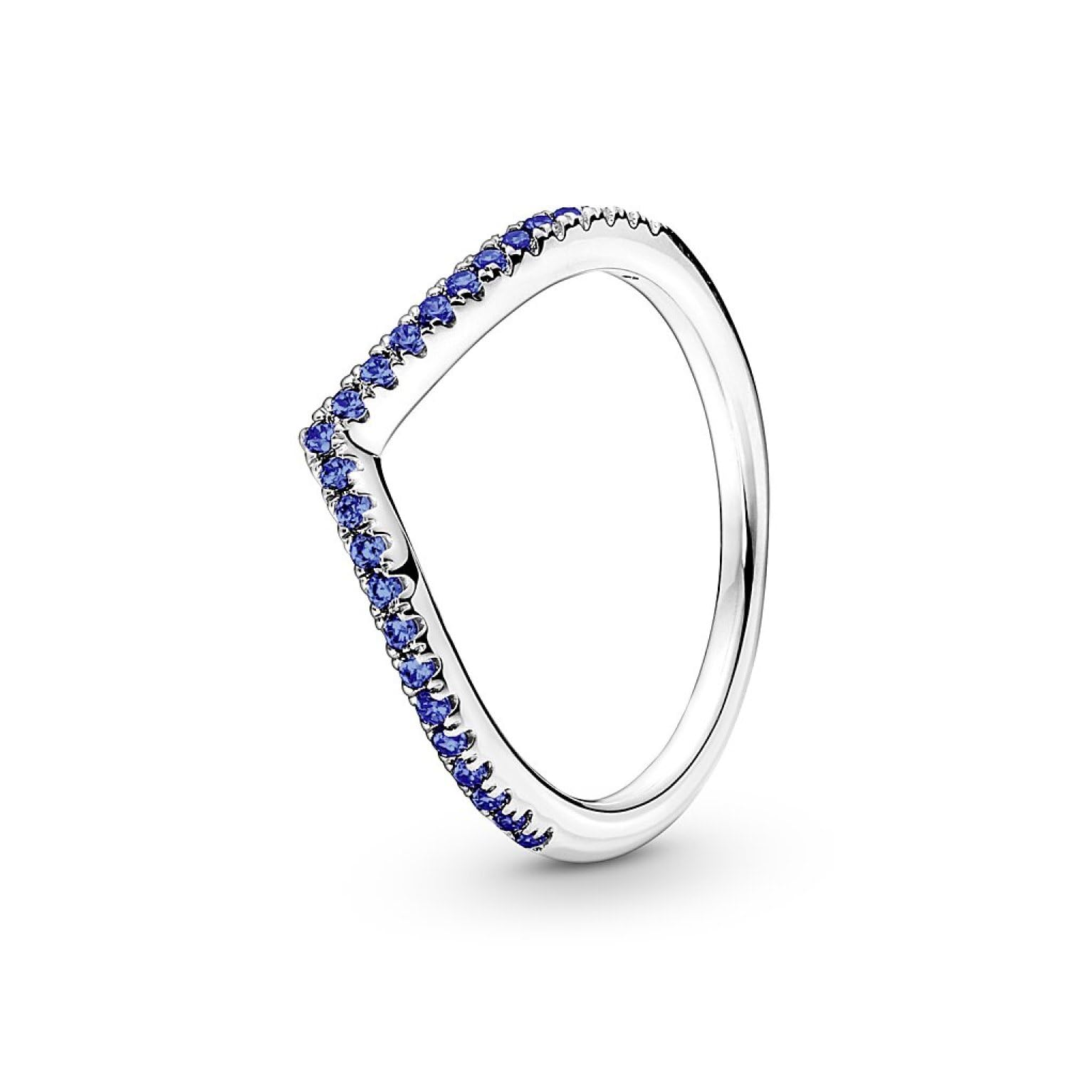 Anillo Pandora Timeless 196316C02-54 deseo azul