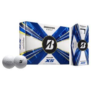 bridgestone golf 2022 tour b xs white golf balls (packaging may vary), one dozen