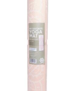 Series 8 Fitness Yoga Mat 24in x 68in - Lotus Print, Pink