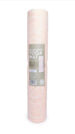 Series 8 Fitness Yoga Mat 24in x 68in - Lotus Print, Pink