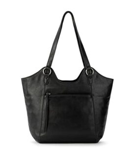 the sak womens sierra leather shopper, black ii, one size us