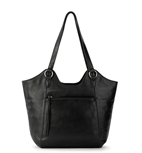 The Sak womens Sierra Leather Shopper, Black Ii, One Size US