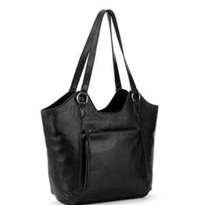 The Sak womens Sierra Leather Shopper, Black Ii, One Size US